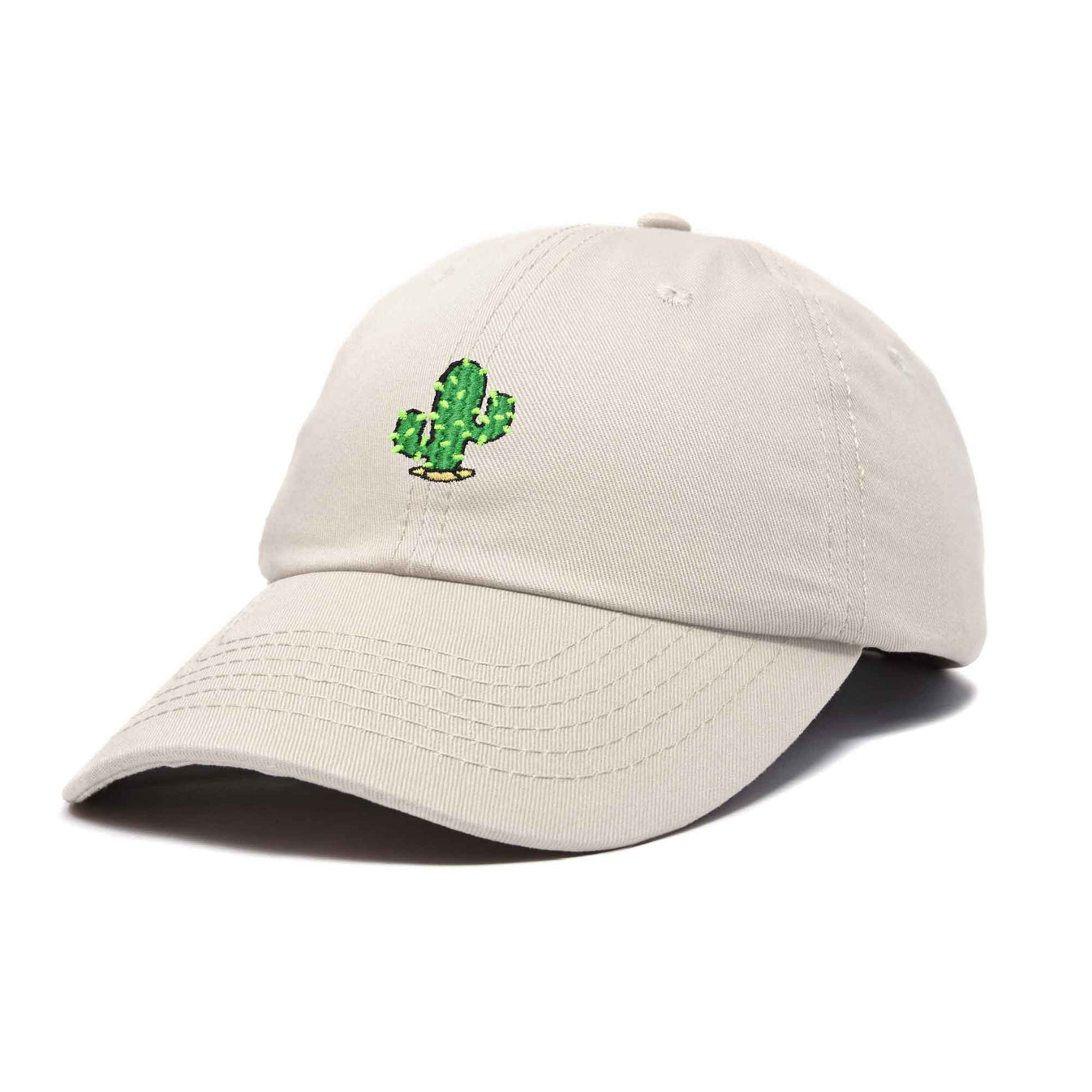 Dalix Cactus Embroidered Cap Cotton Succulent Baseball Hat Plant ...
