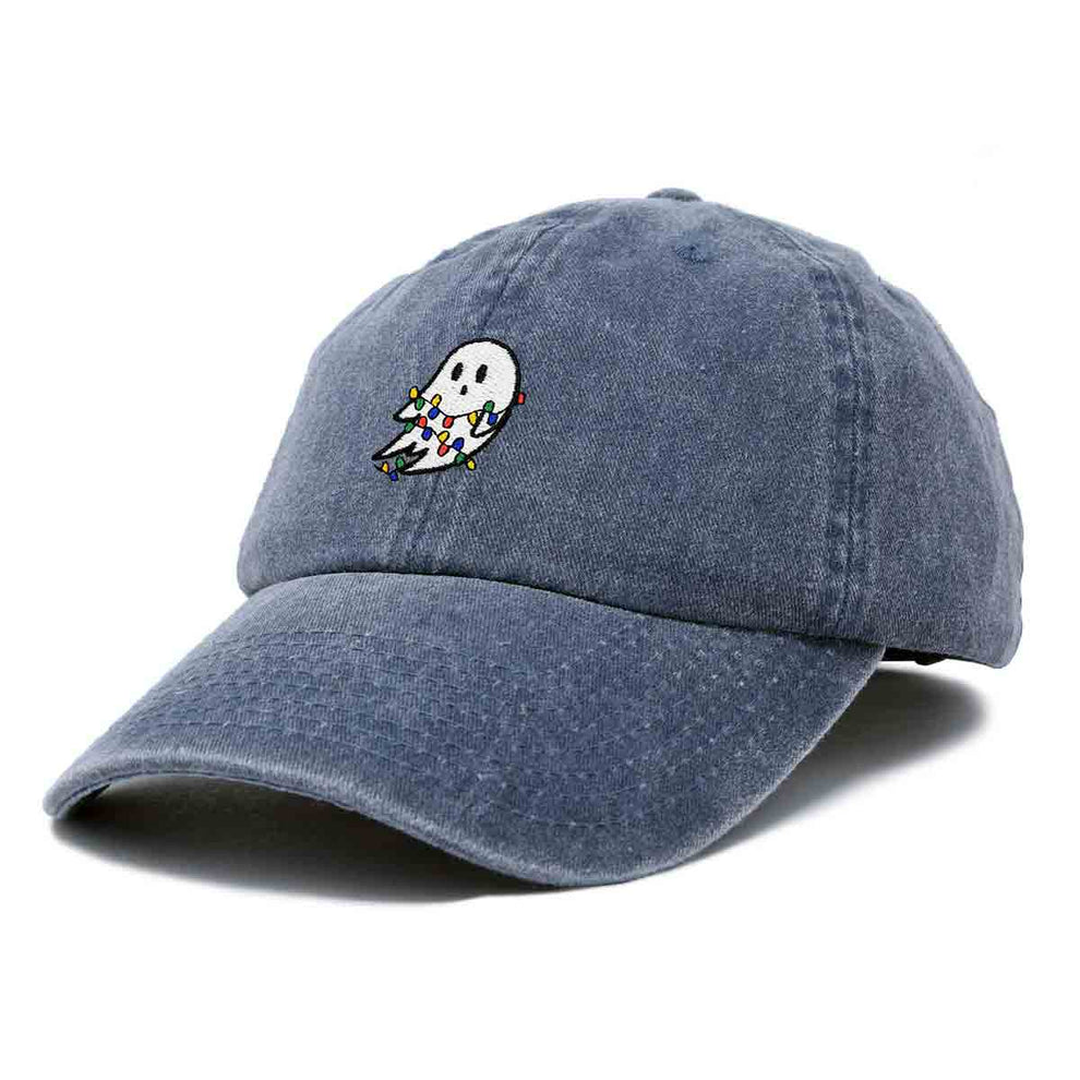 Christmas Lights Ghost Hat - Festive Fun & Unique Design – Dalix