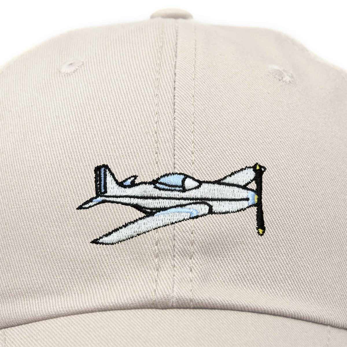 Aviator Airplane Ball Cap - Stylish Embroidered Hat – Dalix