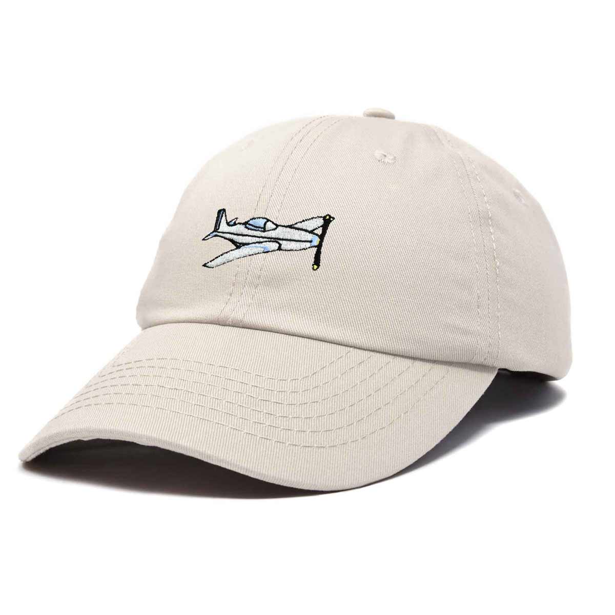 Aviator Airplane Ball Cap - Stylish Embroidered Hat – Dalix