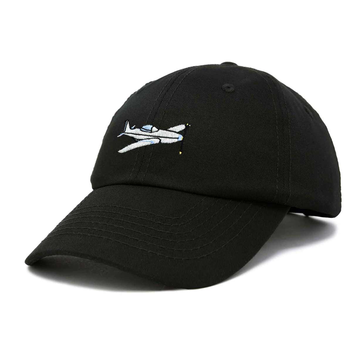 Aviator Airplane Ball Cap - Stylish Embroidered Hat – Dalix