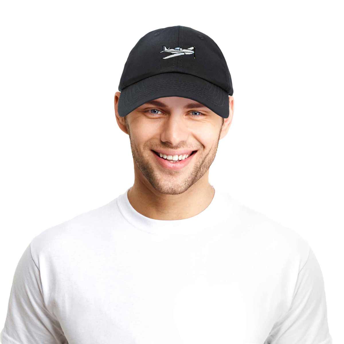 Aviator Airplane Ball Cap - Stylish Embroidered Hat – Dalix